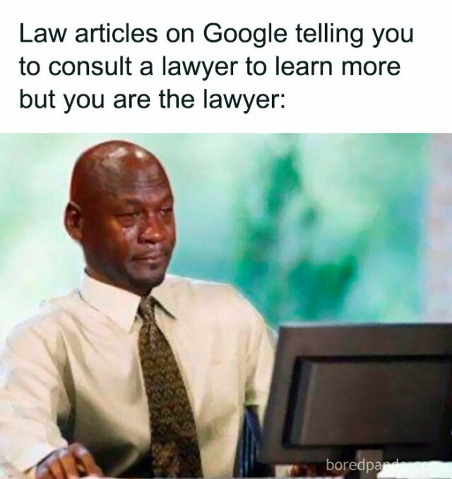 20 Funny Posts And Memes About Legal Realities | DeMilked