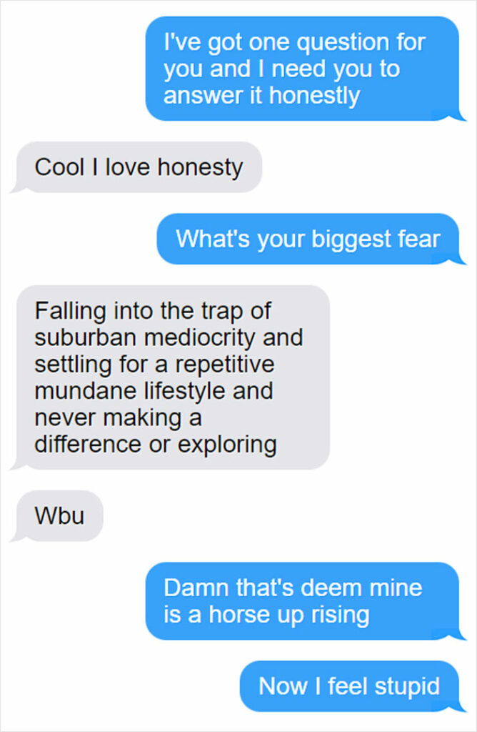 20 Tinder Screenshots That Will Have You Cackling In Mirth | DeMilked