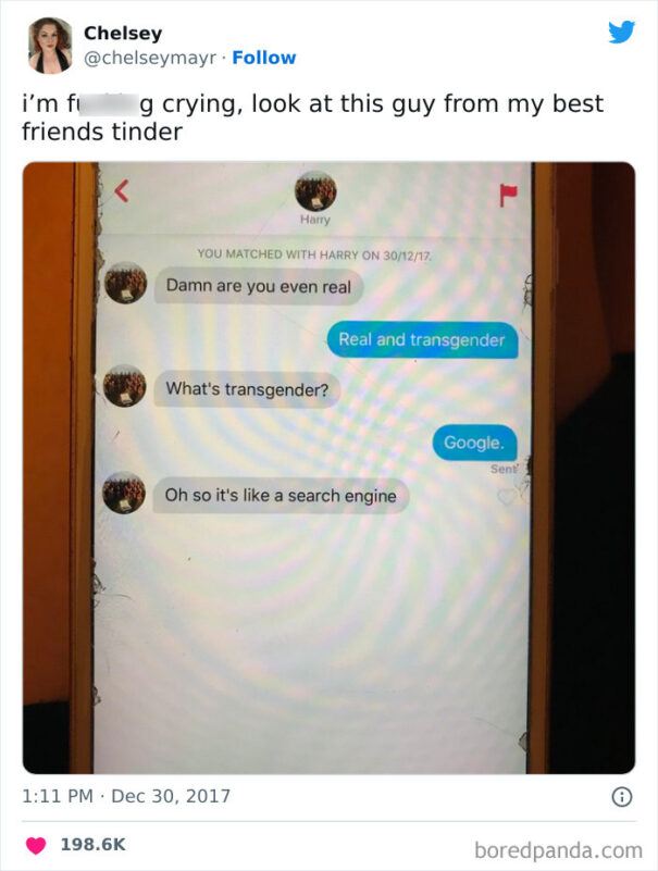 20 Tinder Screenshots That Will Have You Cackling In Mirth | DeMilked