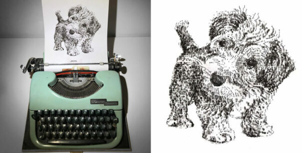 20 Artworks Created With A Typewriter By James Cook | DeMilked