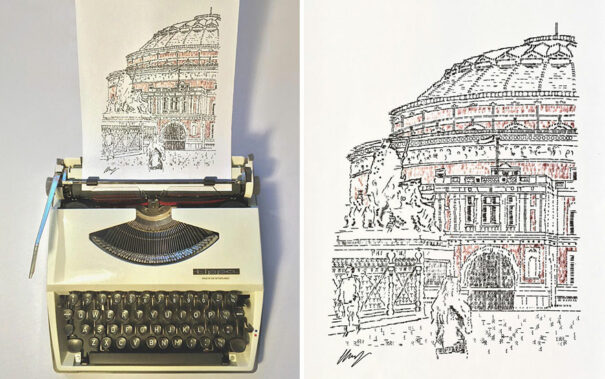 20 Artworks Created With A Typewriter By James Cook | DeMilked