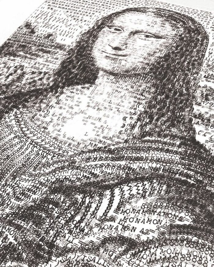 20 Artworks Created With A Typewriter By James Cook | DeMilked