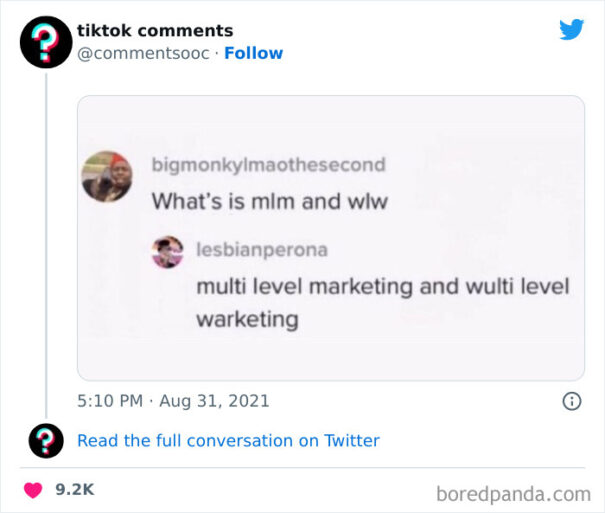 30 Of The Funniest & Most Unhinged TikTok Comments Shared By A ...
