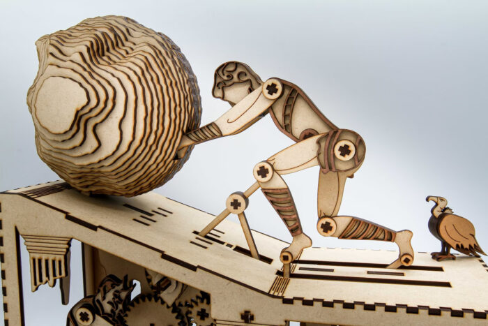 Artist Creates An Intricately Detailed Wooden Kinetic Figure Of ...