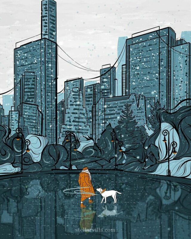 Talented Illustrator Shares Heartwarming Stories Through Their Digital ...