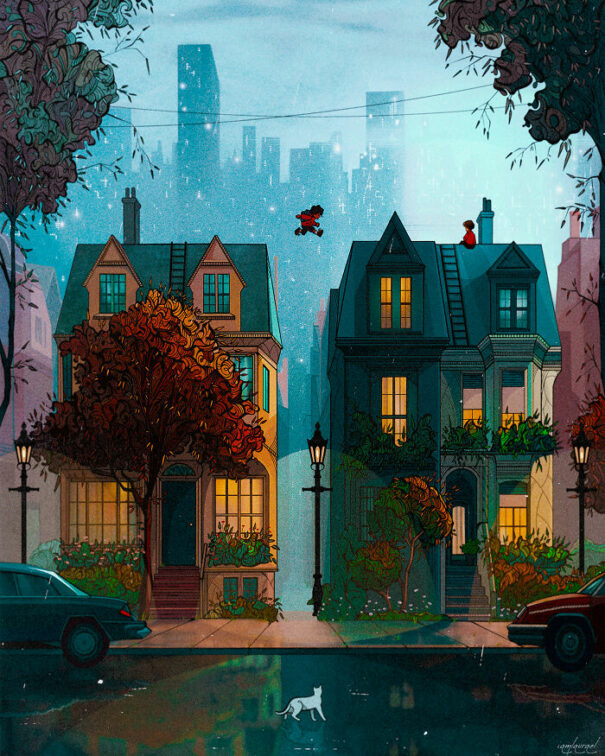 Talented Illustrator Shares Heartwarming Stories Through Their Digital ...