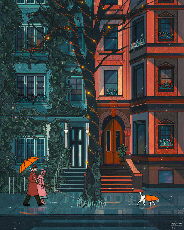 Talented Illustrator Shares Heartwarming Stories Through Their Digital ...