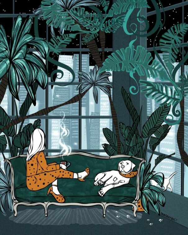 Talented Illustrator Shares Heartwarming Stories Through Their Digital ...