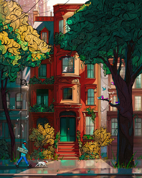 Talented Illustrator Shares Heartwarming Stories Through Their Digital ...