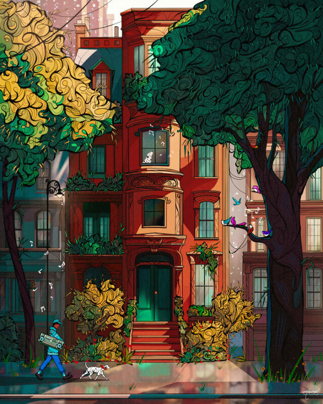 Talented Illustrator Shares Heartwarming Stories Through Their Digital ...