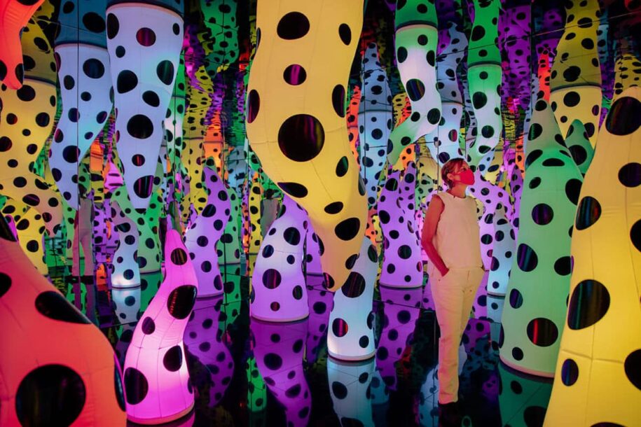 Stunning Tentacles With Giant Polka Dots Exhibited In Yayoi Kusama’s ...