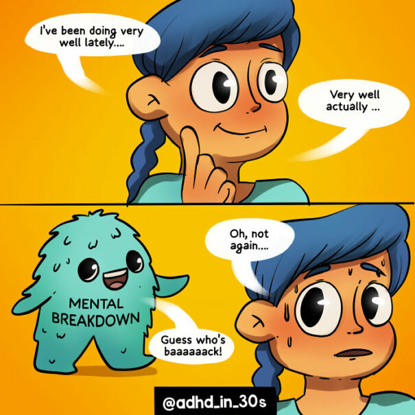 This Artist Illustrates Life With ADHD And Autism, And They Are So ...