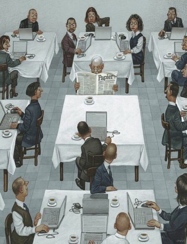 20 Times This Artist Created Satirical Illustrations To Reveal The ...