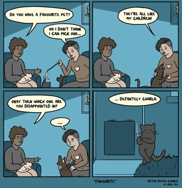 20 Hilarious "After Death Comics" By Aidee Sea For Those With A Sense Of Dark Humour | DeMilked