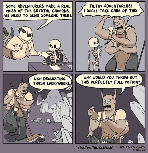 20 Hilarious "After Death Comics" By Aidee Sea For Those With A Sense Of Dark Humour | DeMilked