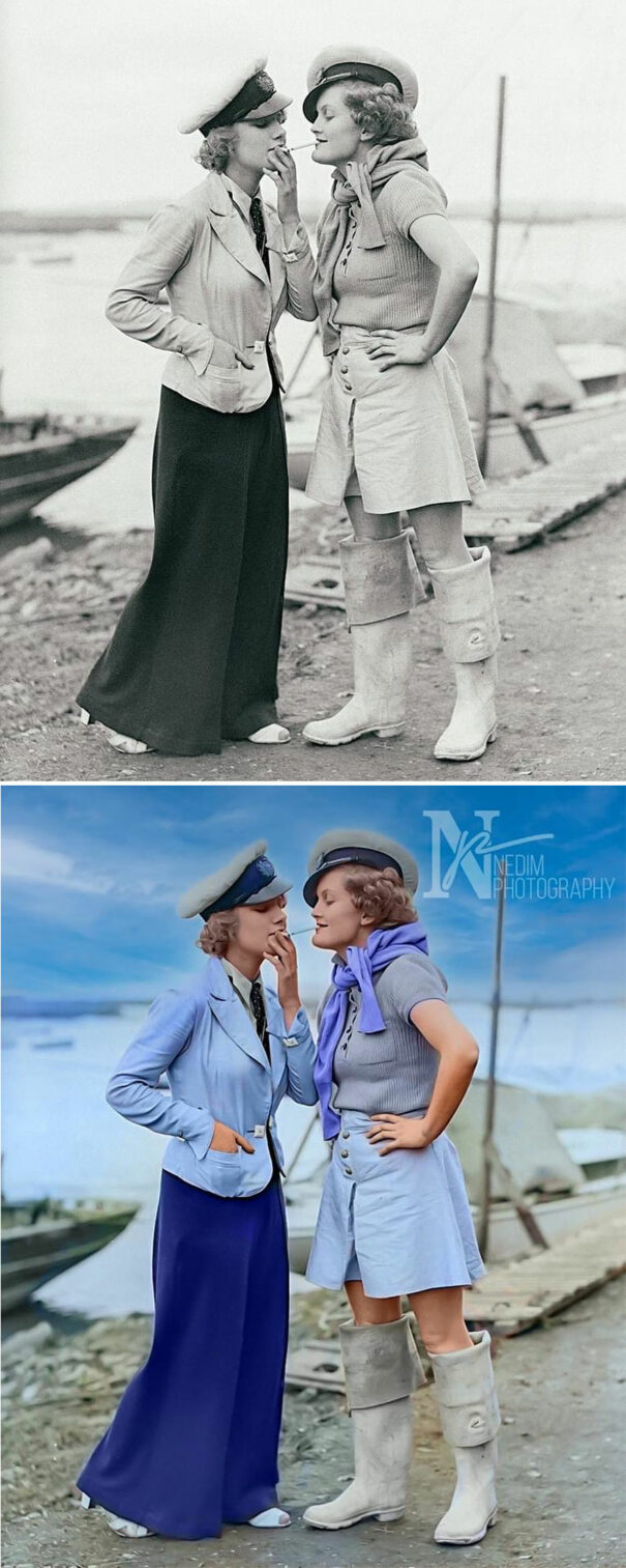 12 Times This Photographer Colorized Old Historic Photos And Brought ...