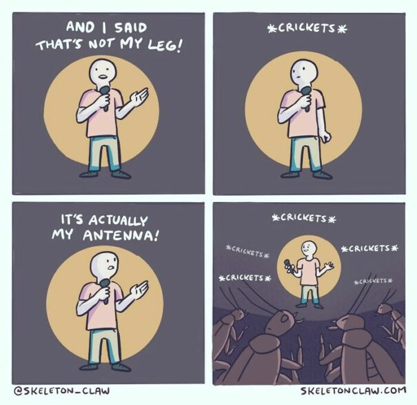 20 Dark Humor Comics With Twisted Endings, As Illustrated By Skeleton ...