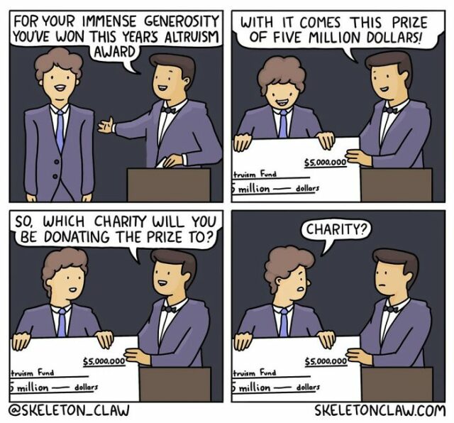 20 Dark Humor Comics With Twisted Endings, As Illustrated By Skeleton ...
