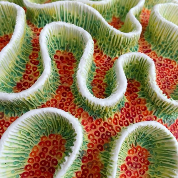 This Artist Strives To Show The Vibrancy And Texture Of Corals Through ...