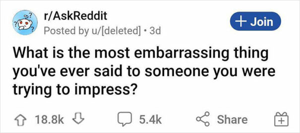 20 Times Someone Blurted Out Something Embarrassing To Someone They ...
