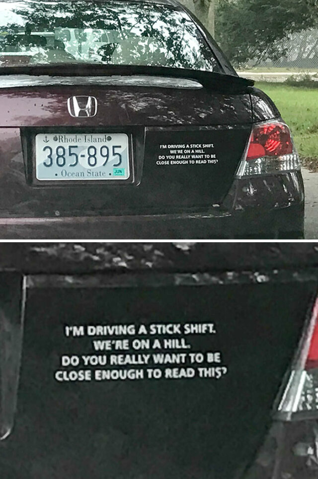 30 Clever And Funny Bumper Stickers Spotted On The Streets | DeMilked