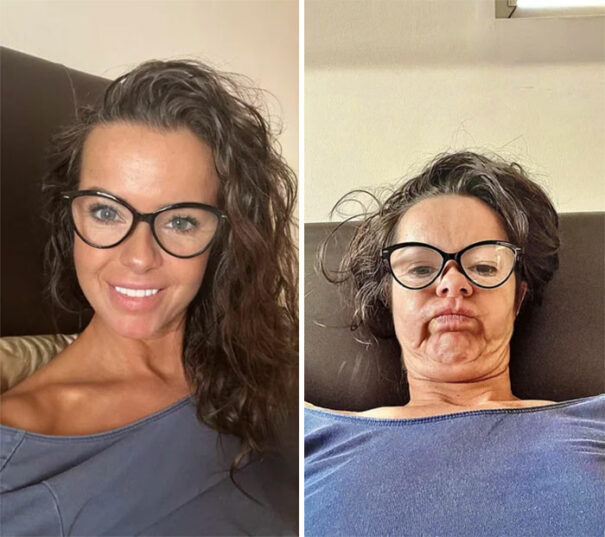 20 Women Hilariously Showing Off Both Their Pretty And Ugly Faces Side ...
