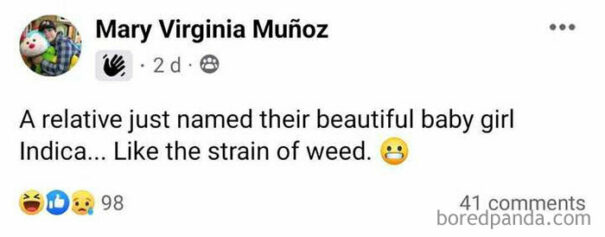 20 People Whose Parents Were Not So Good At Naming Them, As Shared By ...