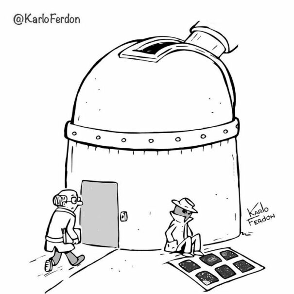 20 Delightful Wordless Cartoons By Karlo Ferdon | DeMilked