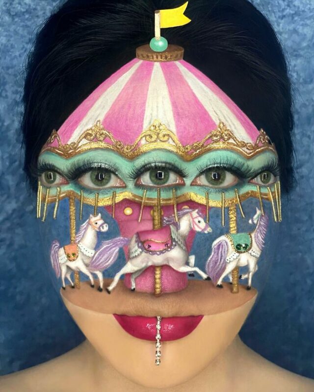 20 Times This Artist Played With Perception And Makeup Created ...