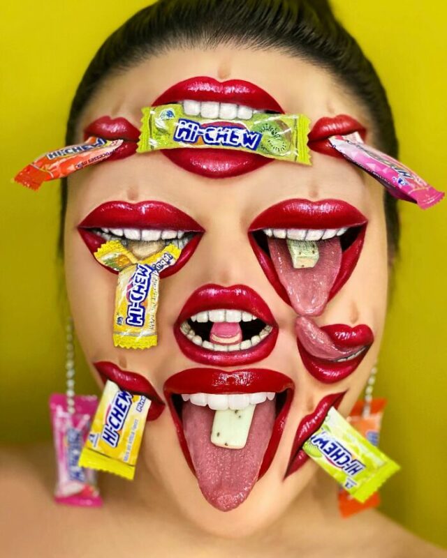 20 Times This Artist Played With Perception And Makeup Created ...