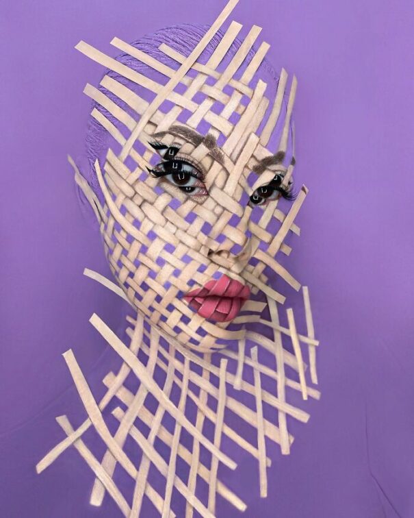 20 Times This Artist Played With Perception And Makeup Created ...