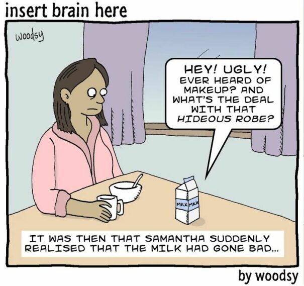 20 Funny Comics From The “Insert Brain Here” Series By Artist Paul Woods | DeMilked