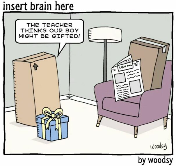 20 Funny Comics From The “Insert Brain Here” Series By Artist Paul Woods | DeMilked