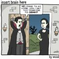 20 Funny Comics From The “Insert Brain Here” Series By Artist Paul Woods | DeMilked