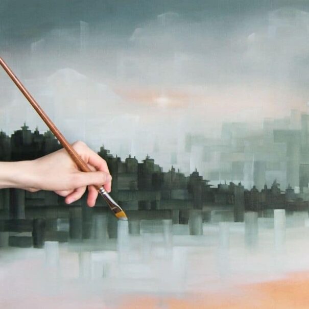 Artist Creates Pixelated Painting That Look Like Glitches | DeMilked