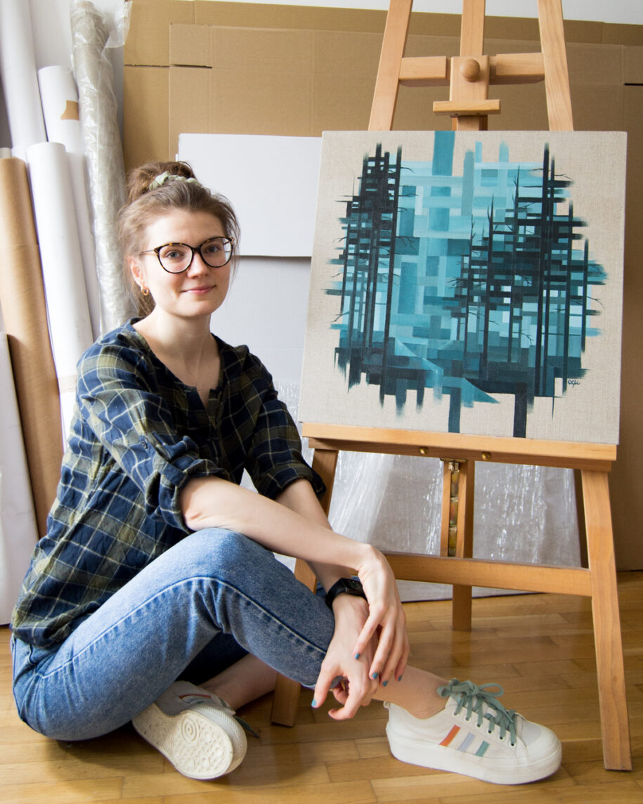 Artist Creates Pixelated Painting That Look Like Glitches | DeMilked