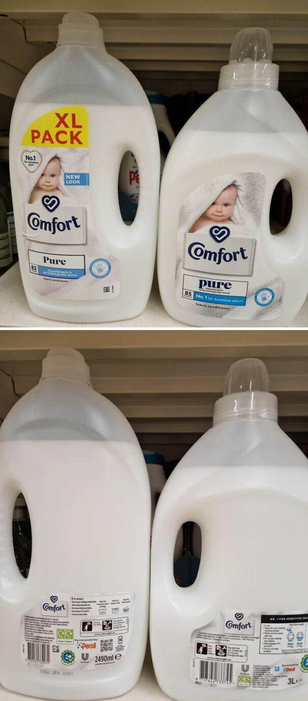 20 Times People Spotted "Shrinkflation" In Real Life And Just Had To ...