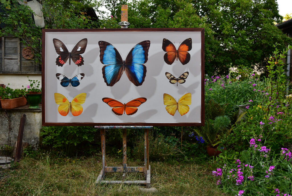 Artist Creates Larger-Than-Life Butterfly Murals To Beautify City Walls ...