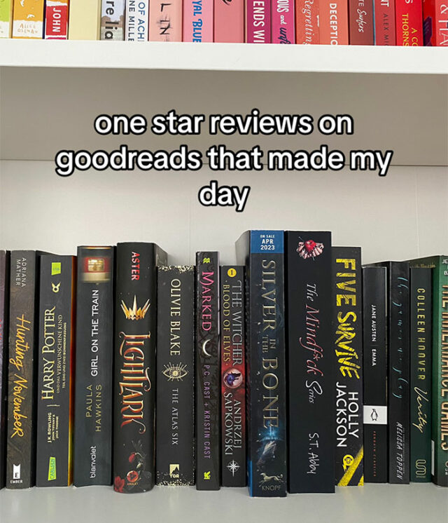 TikToker Goes Viral For Sharing 20 Of Their Fave 1-Star Book Reviews ...