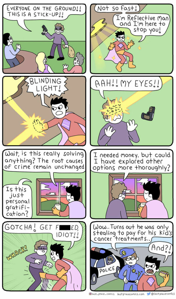 20 Times This Artist Illustrated Random Situations With A Touch Of Dark ...