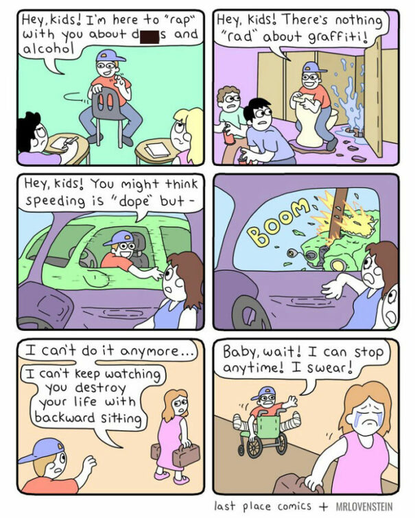 20 Times This Artist Illustrated Random Situations With A Touch Of Dark ...