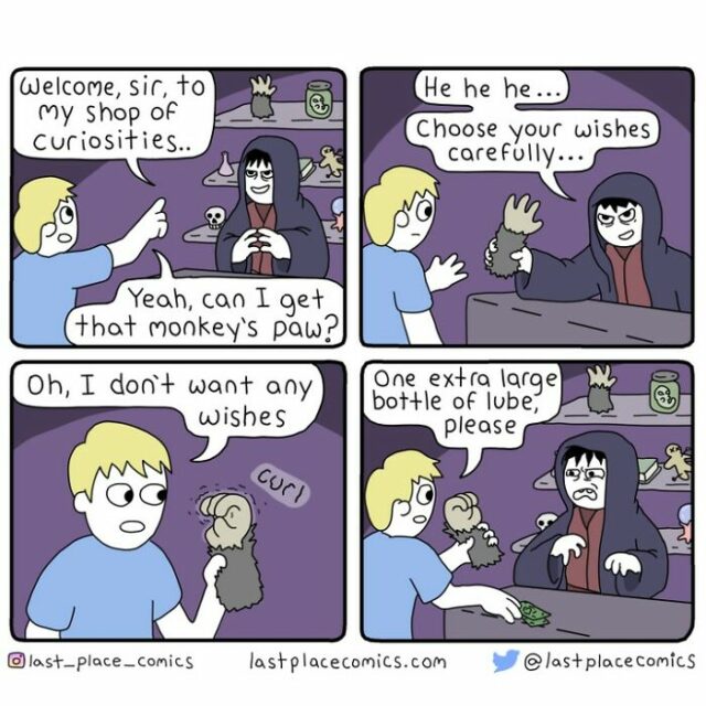 20 Times This Artist Illustrated Random Situations With A Touch Of Dark ...