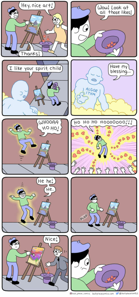 20 Times This Artist Illustrated Random Situations With A Touch Of Dark ...