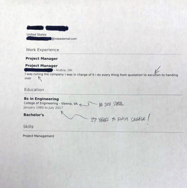 22 Stupid Things Candidates Put In Their Resumes That Got Them Rejected ...