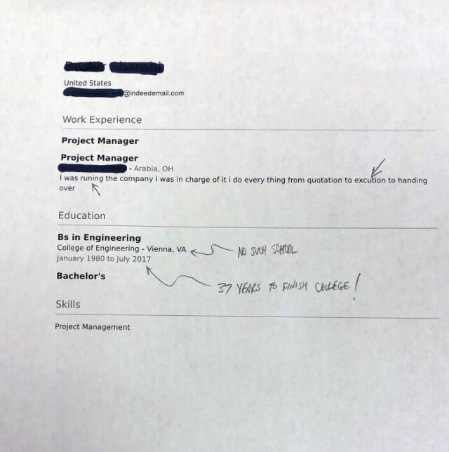 22 Stupid Things Candidates Put In Their Resumes That Got Them Rejected ...