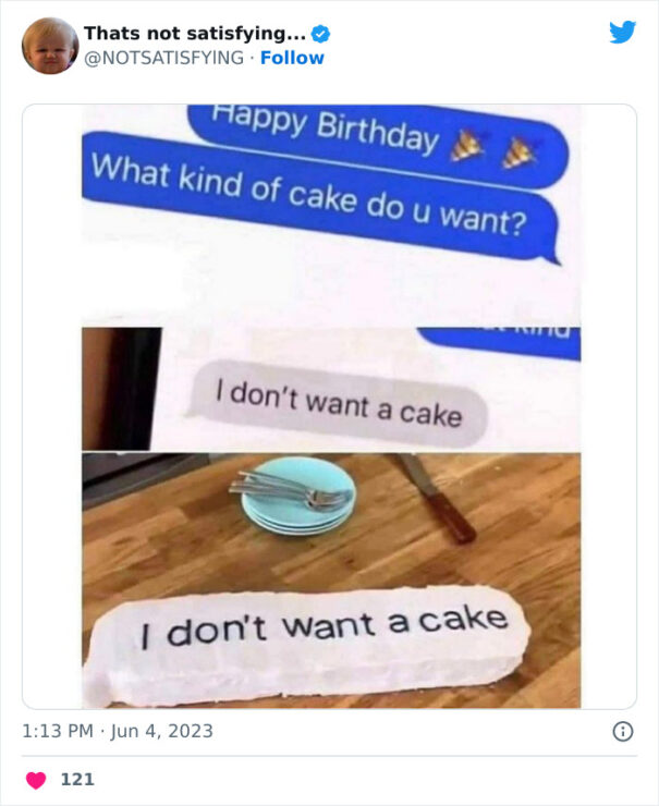 20 Of The Weirdest Posts Found On The “That’s Not Satisfying” Twitter ...