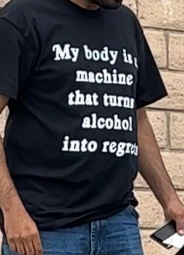 20 Funny, Weird, And Cursed Shirts Spotted In Public | DeMilked