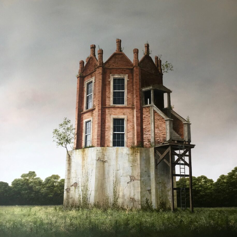 10 Mind-Twisting Paintings Of Buildings That Explore The Boundaries Of ...
