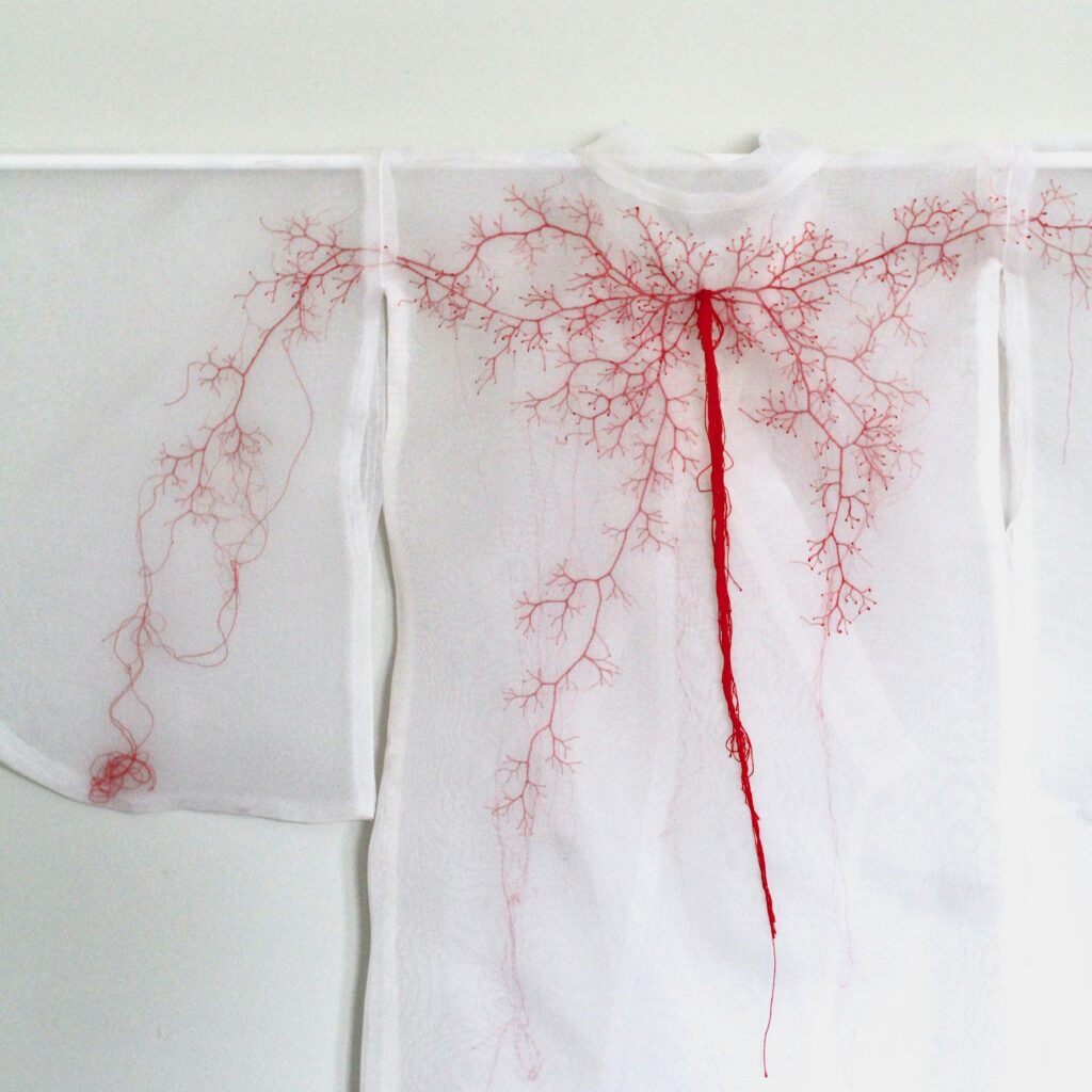 Artist's Red Thread Art Captures History, Nature, and Human Journey (10 ...