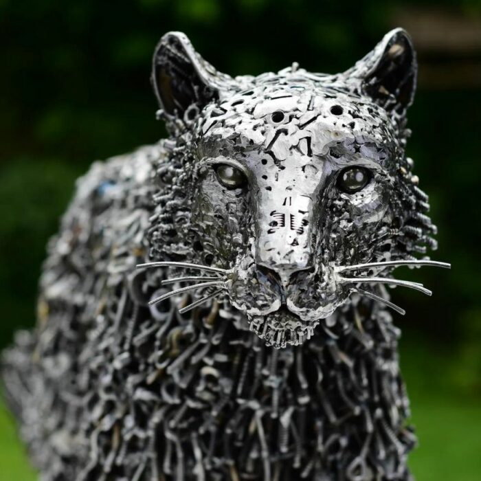 Artist Creates Stunning Animal Sculptures Made Out Of Scrap Metals (20 ...